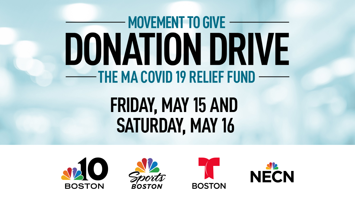 Movement to Give: Massachusetts COVID-19 Relief Fund Drive – NBC Boston
