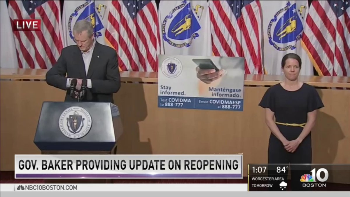 WATCH: Gov. Baker Announces Phase 2 of Mass. Reopening Begins Monday ...