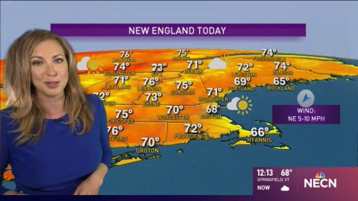 Monday Forecast: Clear and Comfy – NBC Boston