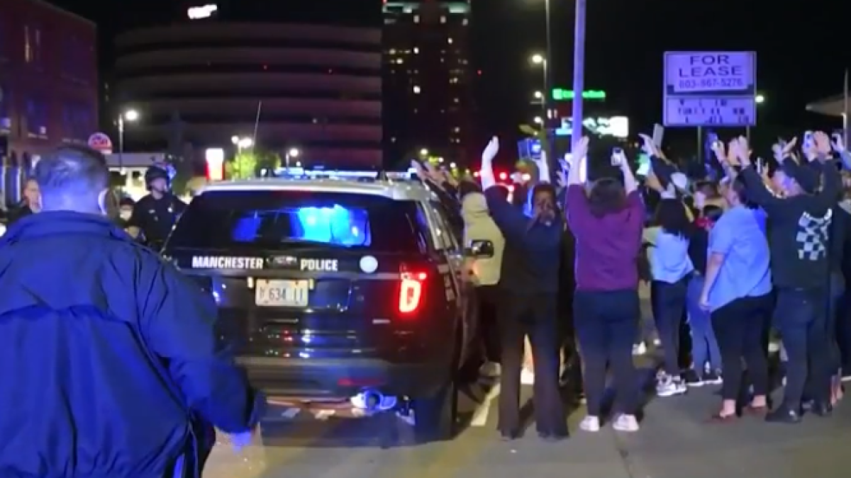 Protesters Clash with Police in Manchester, NH – NBC Boston