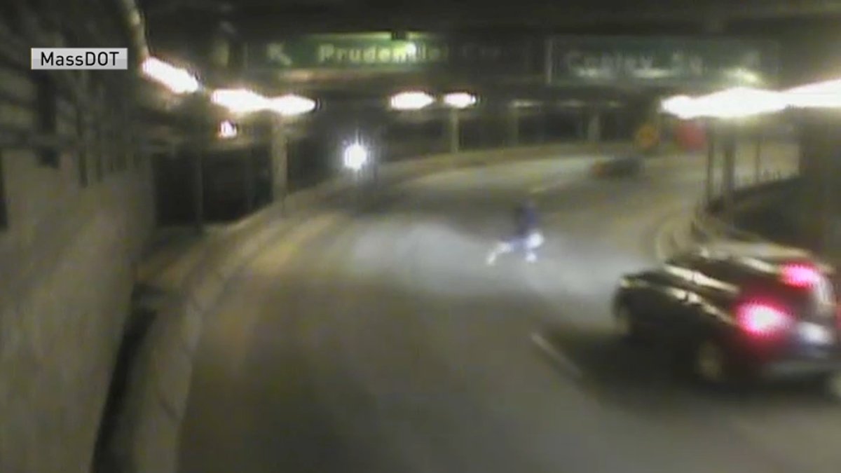 WATCH: Person With Bicycle Walks Through Busy Boston Highway Tunnel ...
