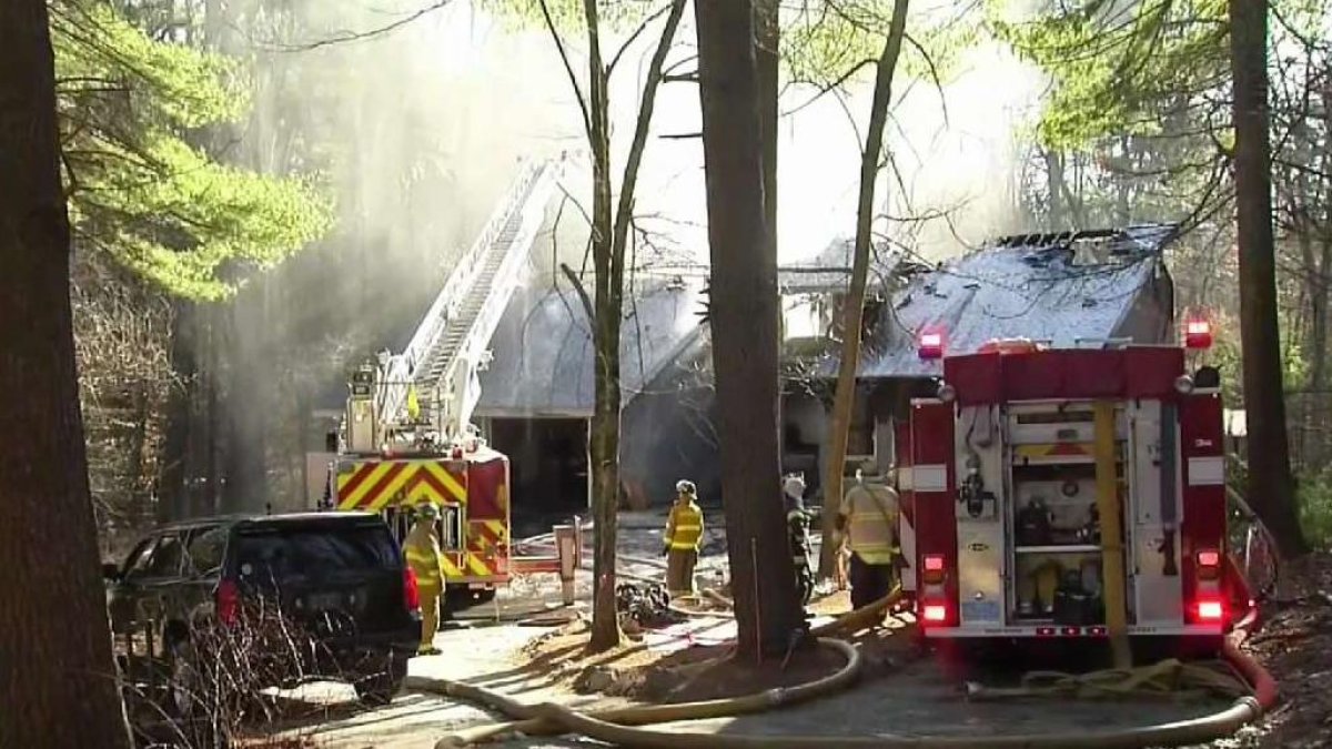 Crews Battle 3-Alarm House Fire in Sherborn – NBC Boston