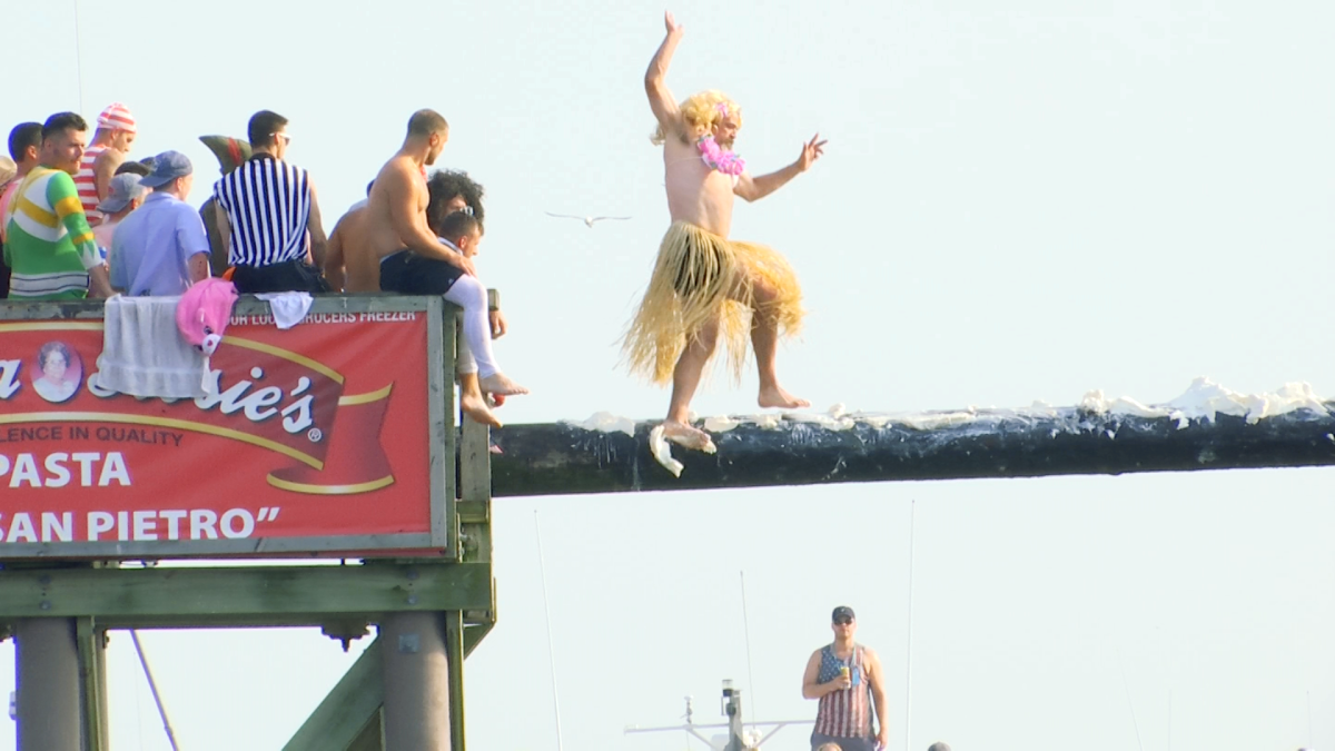 Can You Survive Gloucester’s Greasy Pole Competition? – NBC Boston