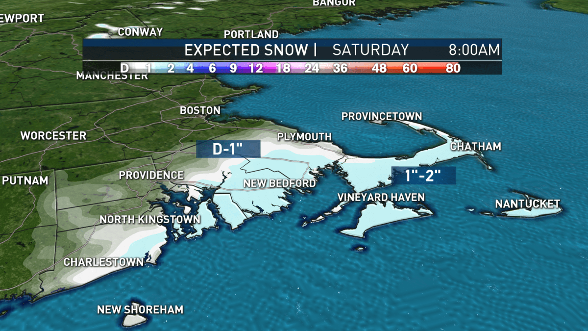 Snow to Hit Parts of Cape Cod; Blustery Saturday in Store – NBC Boston