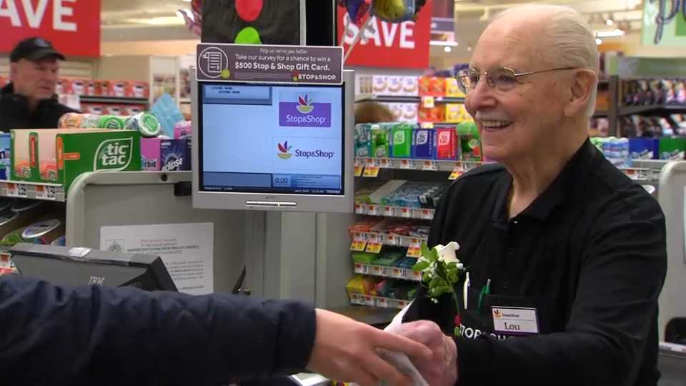 95 Year Old WWII Veteran Honored at Stop Shop Where He s a Cashier