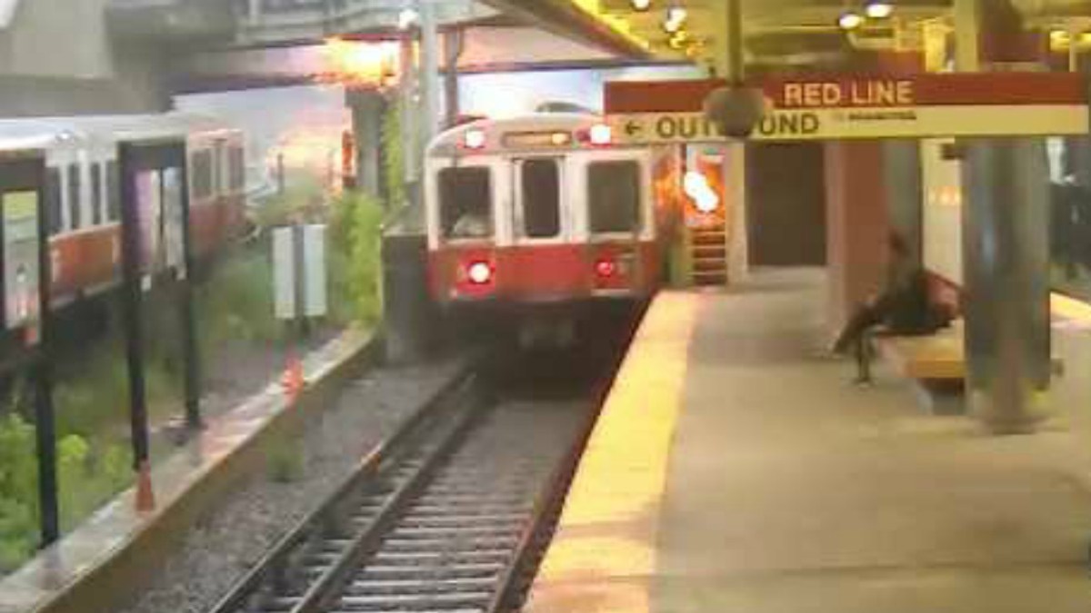 WATCH: Footage From MBTA Shows Red Line Derailment – NBC Boston