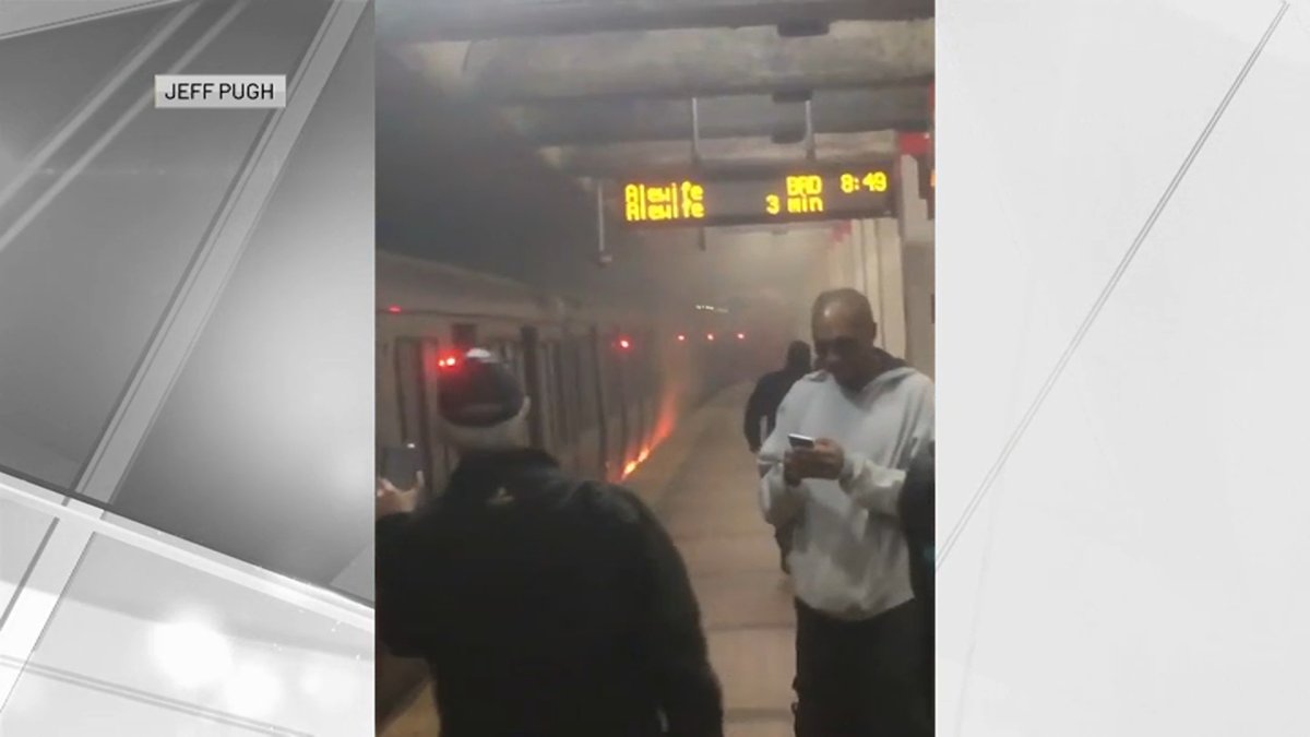 Delays on MBTA Red Line After Sparks and Smoke Shoot From Train – NBC ...