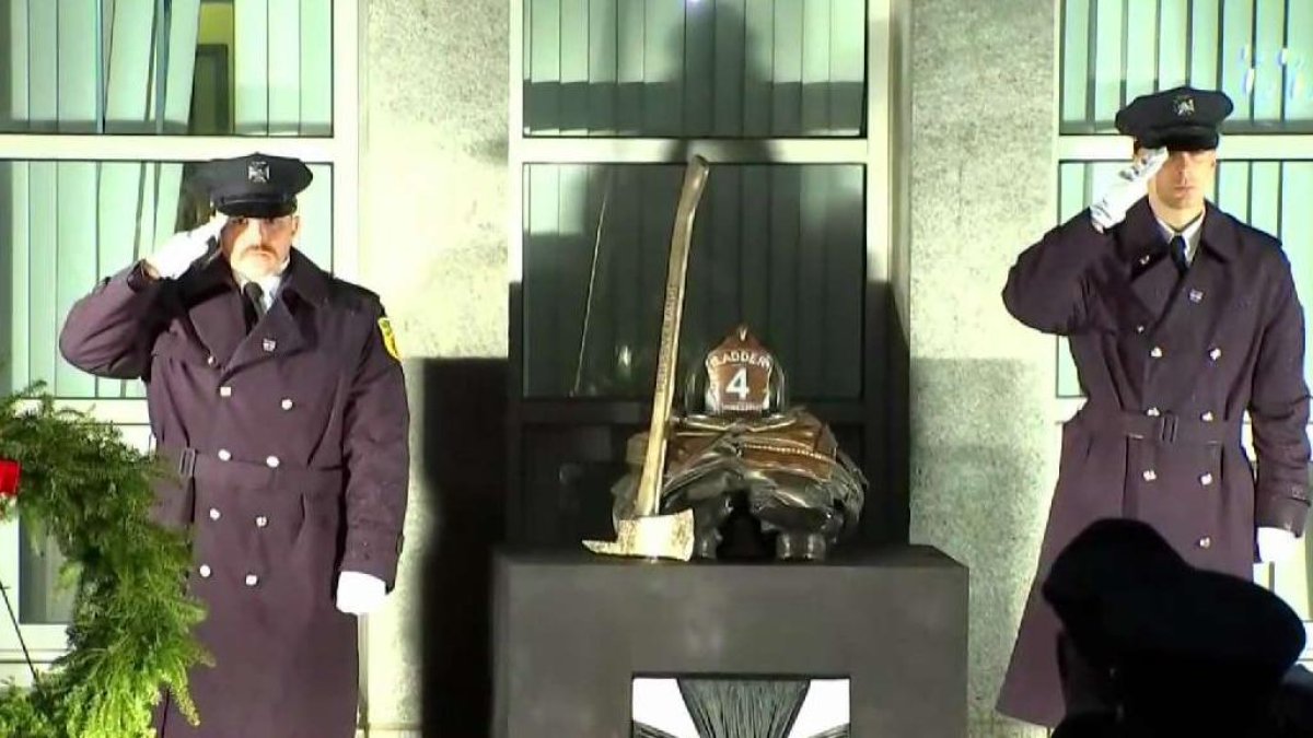 Memorial Unveiled for Fallen Worcester Firefighter – NBC Boston