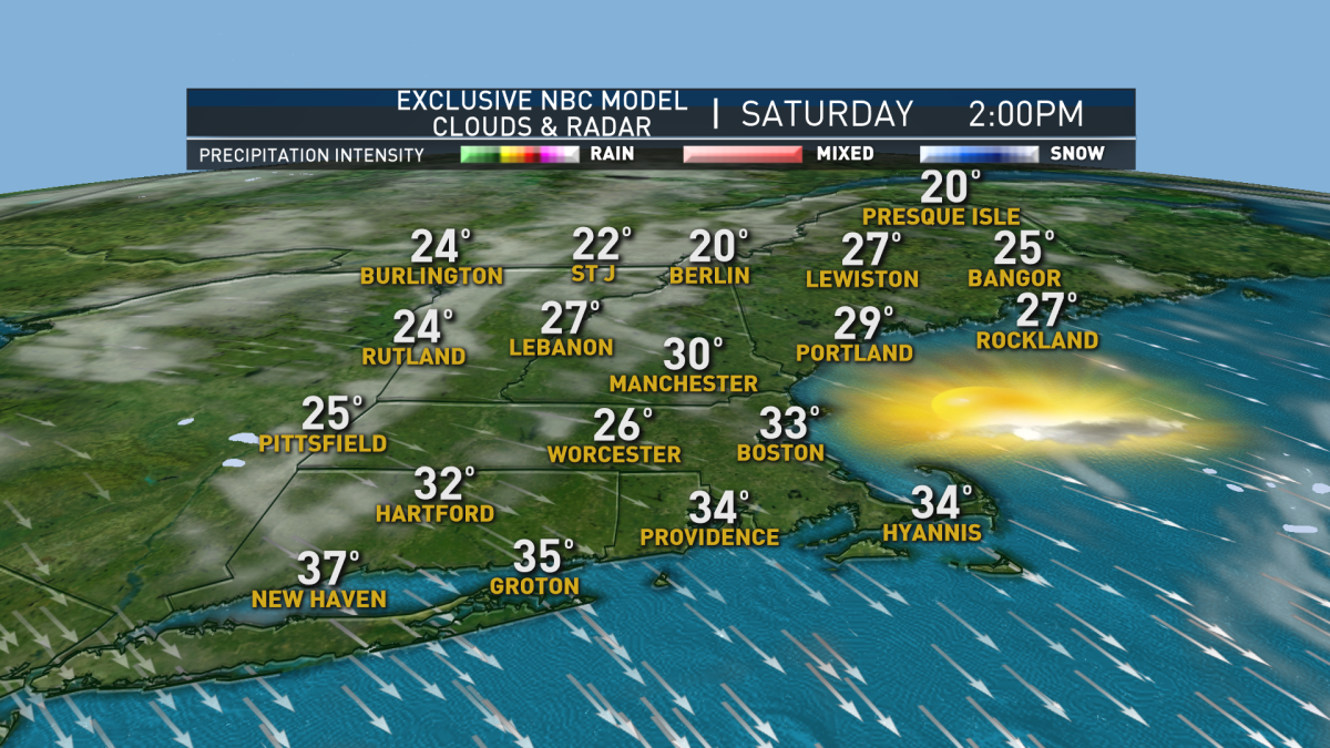 Cold, Breezy, But Clear Weekend – NBC Boston