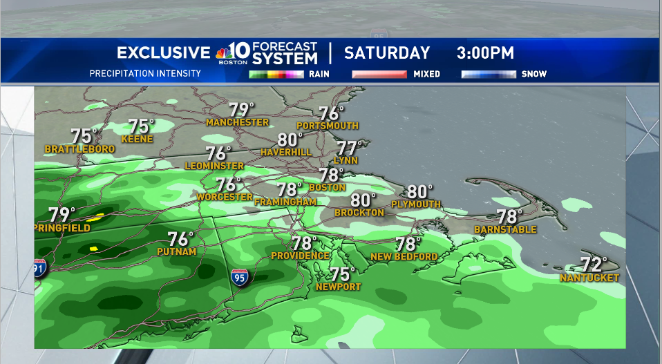 Chance of Scattered Storms Highlights Weekend Weather in New England ...