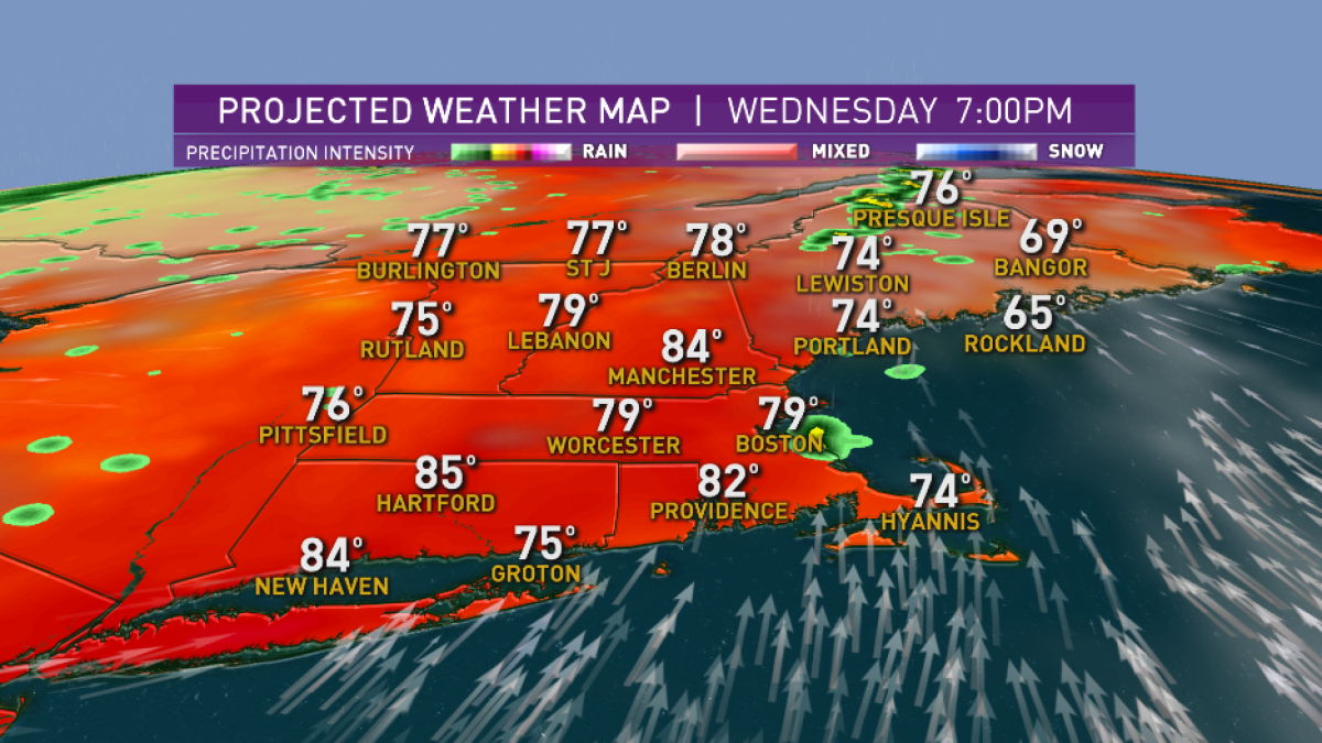 Severe Afternoon Thunderstorms Break Multi-Day Heat Wave – NBC Boston