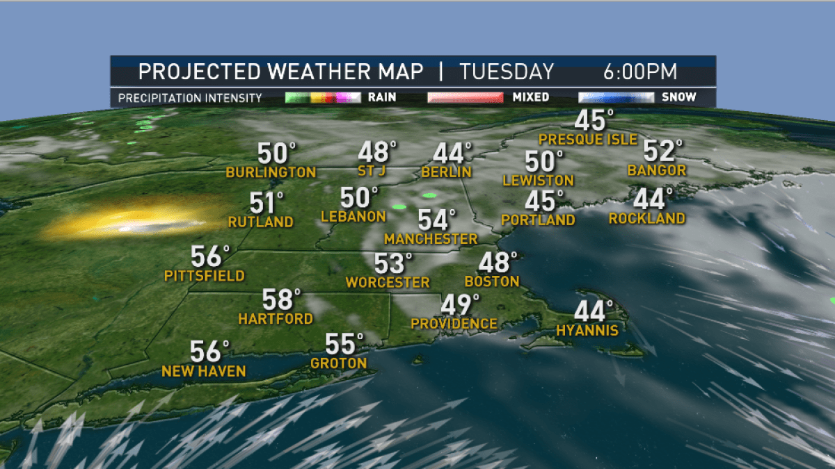 Cool and Clear Tuesday Evening Ahead of Increased Clouds for Wednesday ...