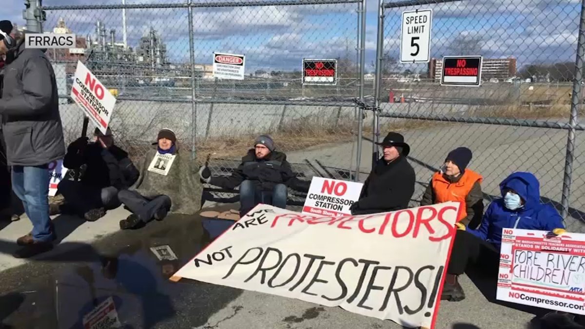 Demonstrators Arrested at Protest of Weymouth Compressor Station – NBC ...