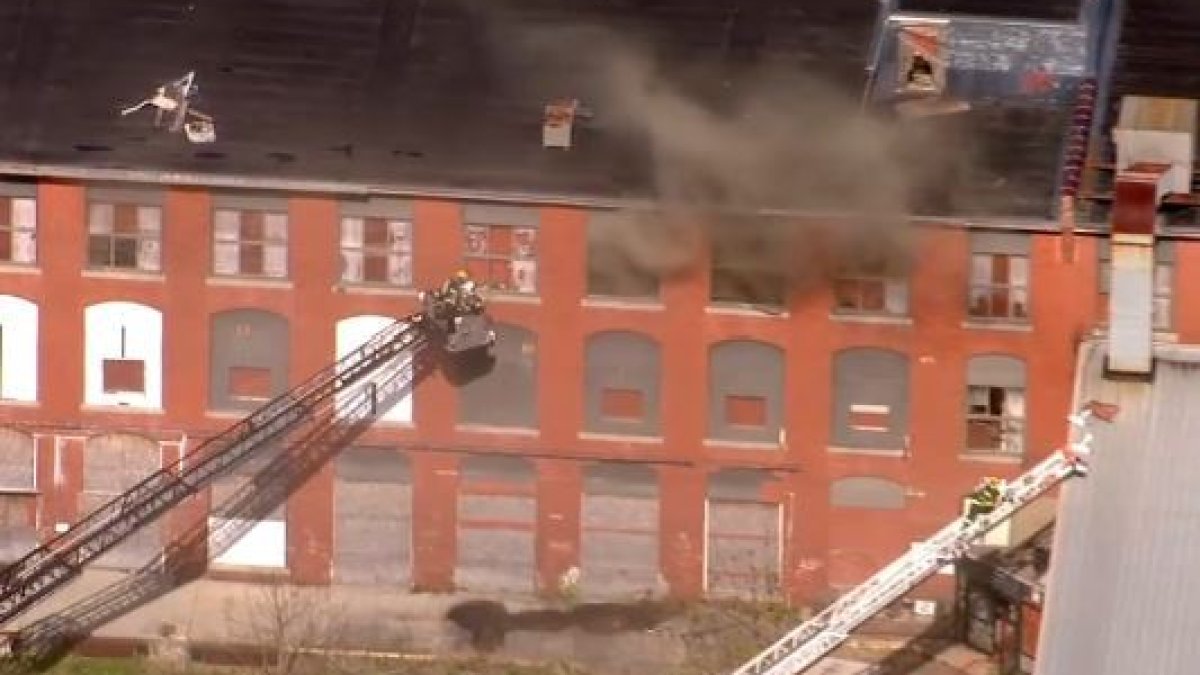 Fire at Vacant Mill in Fall River Under Investigation – NBC Boston