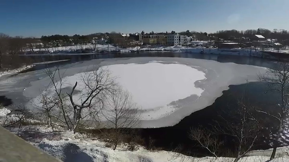 Maine’s Giant Ice Disk Returns for Second Year – NBC Boston