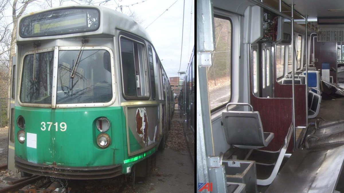 Several MBTA Green Line Cars Up for Auction – NBC Boston