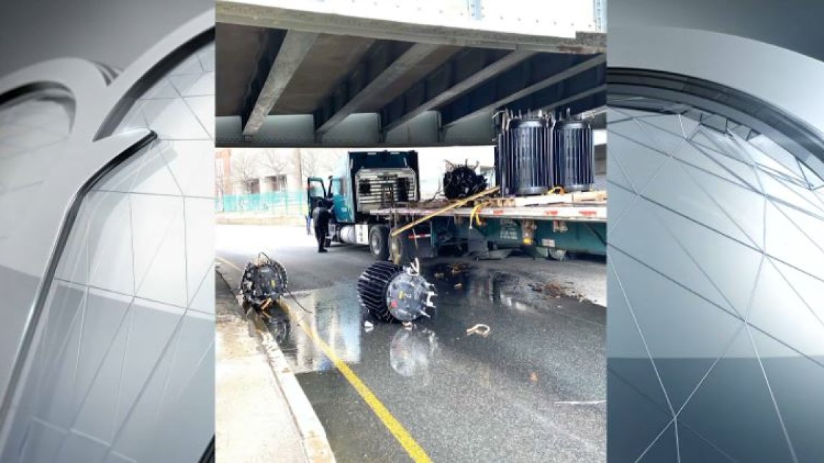 Truck Carrying Electrical Transformers Hits Bridge on Storrow Drive ...