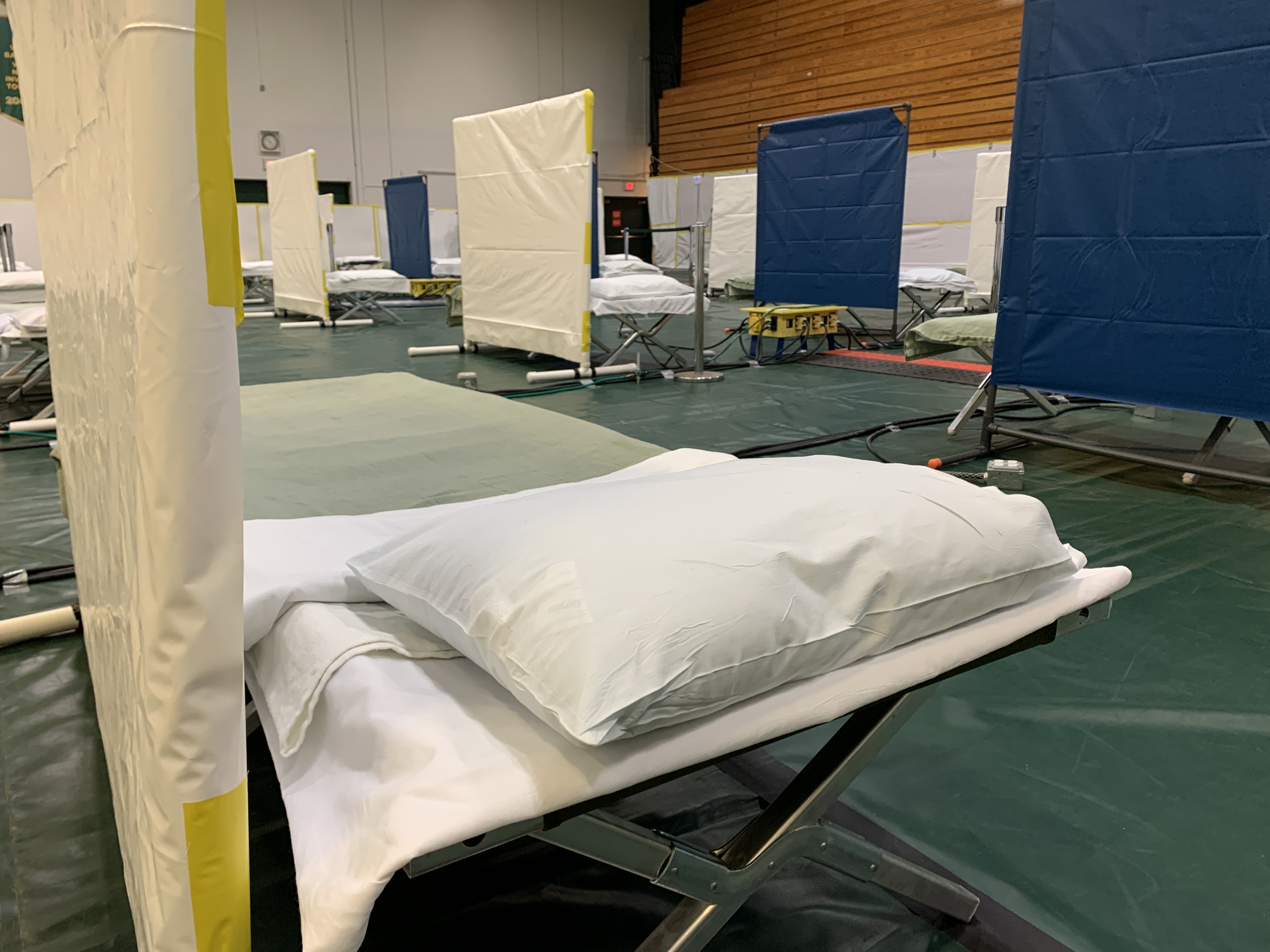 UVM Gym Becomes Hospital Surge Site for Coronavirus Patients – NBC Boston