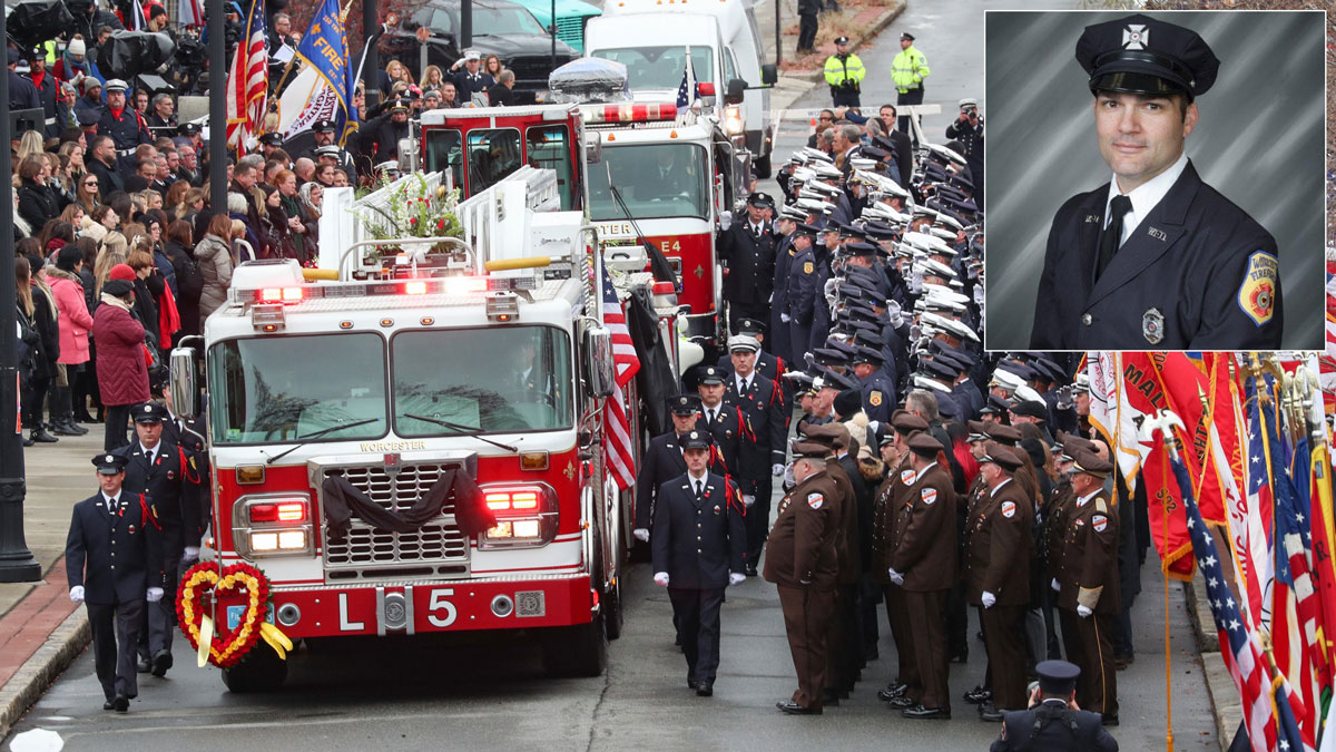 ‘Definition of a Hero’: Worcester Bids Farewell to Fallen Fire Lt ...