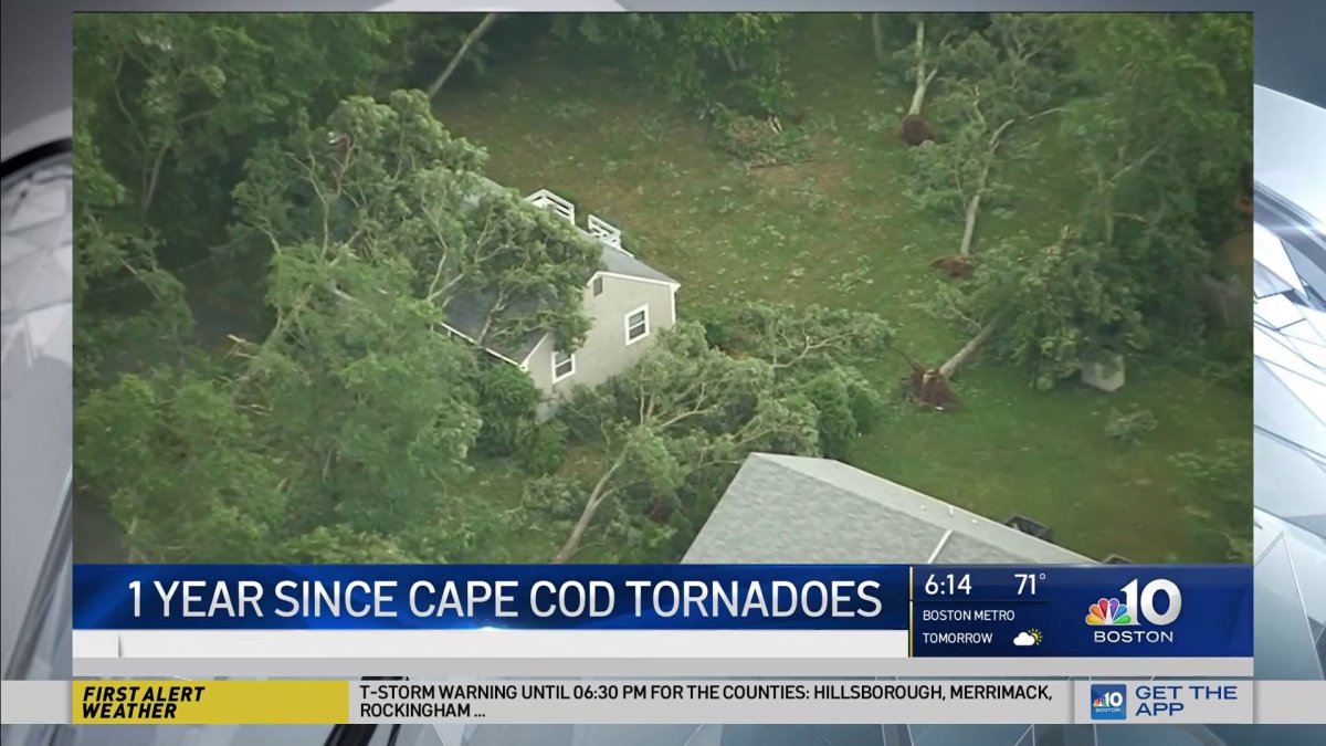 One Year On, Remembering the Cape Cod Tornadoes of 2019 – NBC Boston