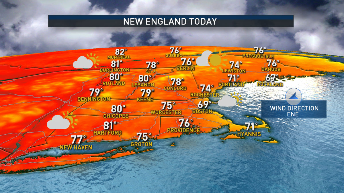 Cool Weather Ahead of Potential Weekend Heat Wave – NBC Boston
