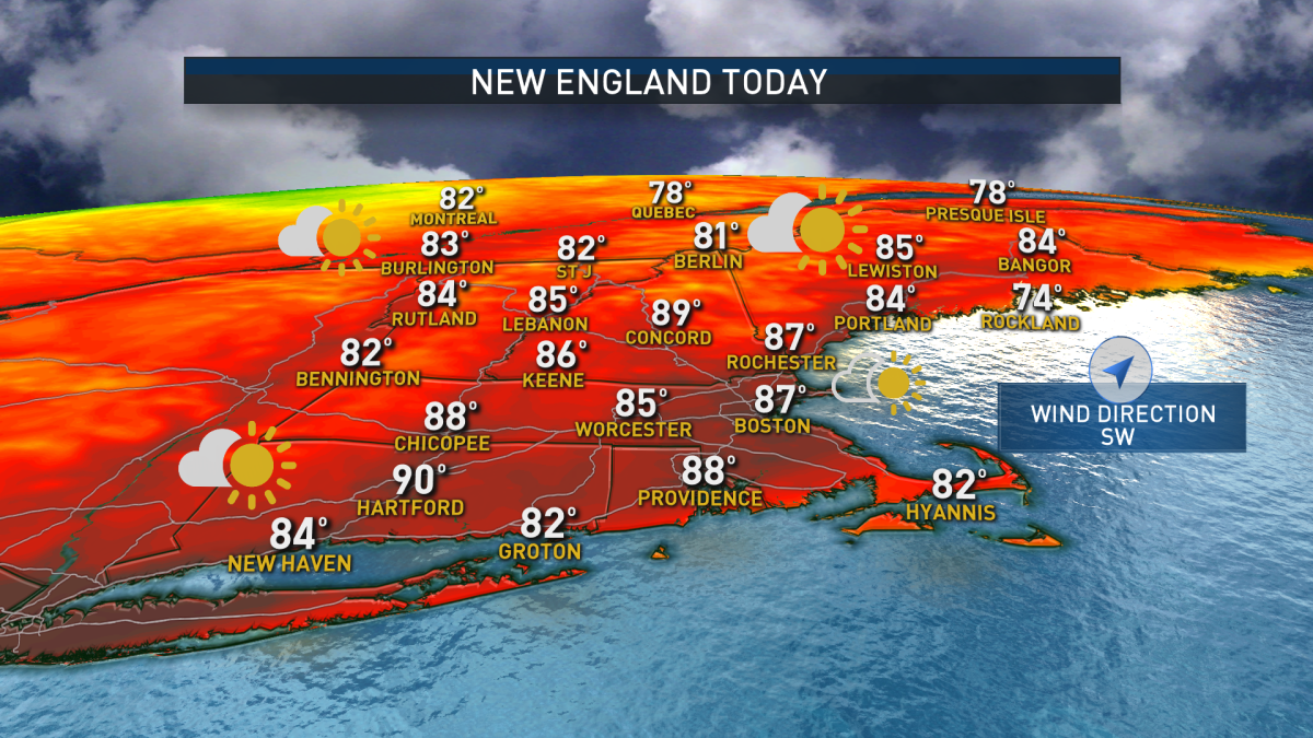 Strong To Severe Thunderstorms Monday Nbc Boston