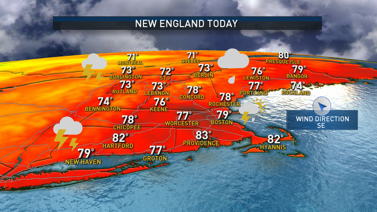 Hottest Day of the Heat Wave, Humidity on the Rise – NBC Boston