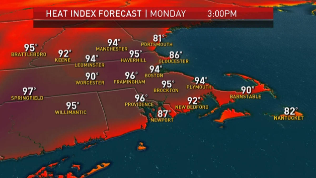 Temperatures Rise Into the 90s Amid Ongoing Heat Wave – NBC Boston