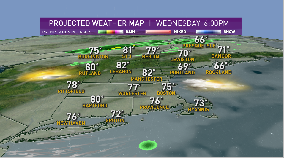 Clouds Thicken Wednesday Night Bringing Scattered Showers and Storms ...