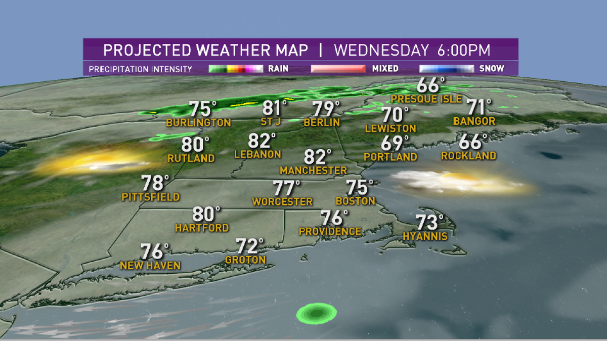 Clouds Thicken Wednesday Night Bringing Scattered Showers and Storms ...