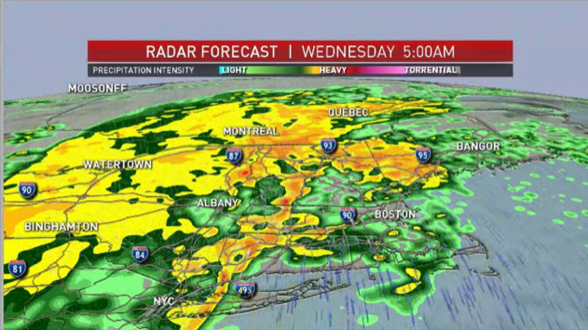 FIRST ALERT: Heavy Rain and Damaging Wind Tuesday Into Wednesday – NBC ...