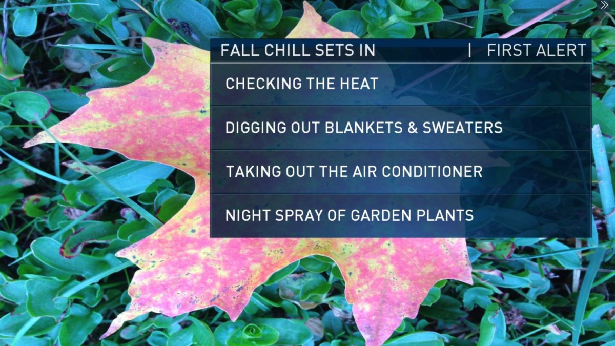 Cold Night Ahead, Region Stays Cool Through First Day of Fall – NBC Boston