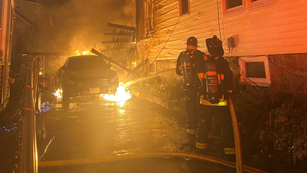 Buildings, Car Catch Fire in Dorchester – NBC Boston