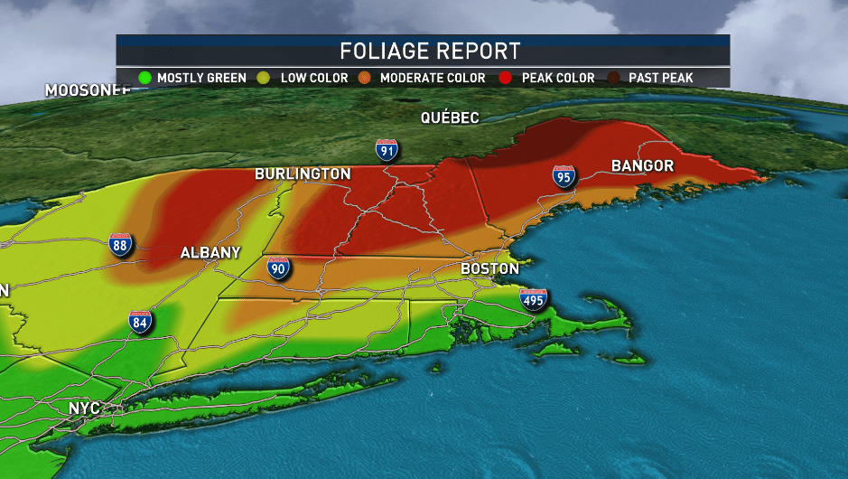 Peak Fall Foliage Dates 2020 for New England – NBC Boston