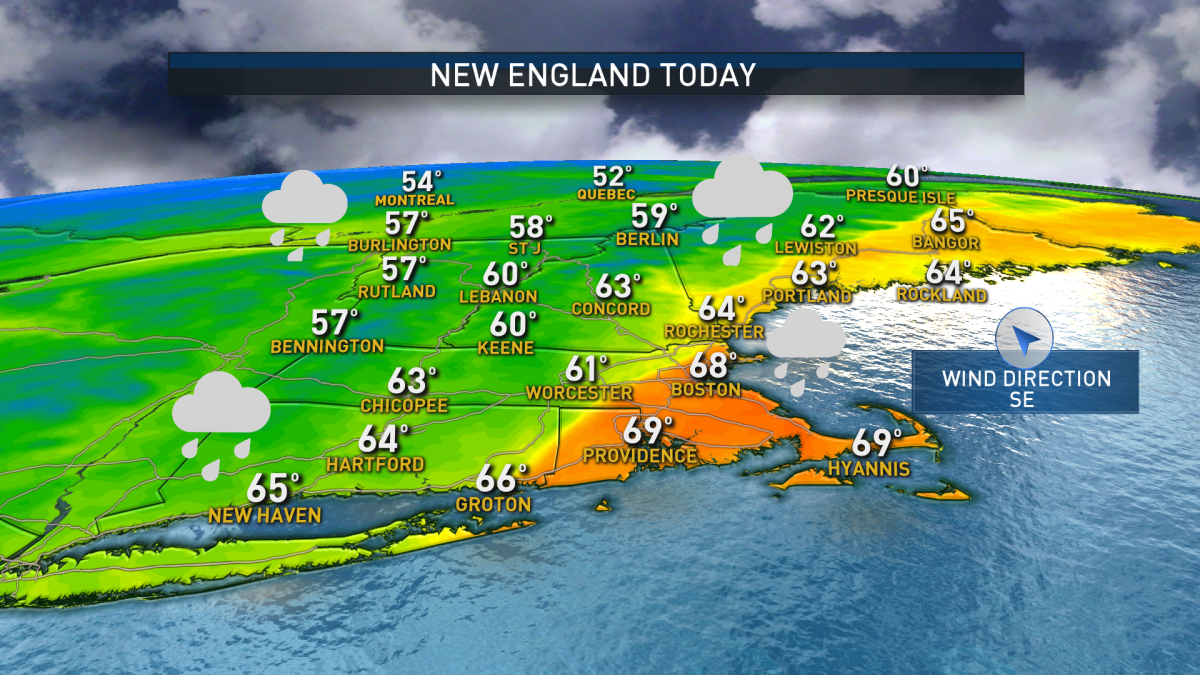 Rainy, Windy Weather Friday into Saturday – NBC Boston