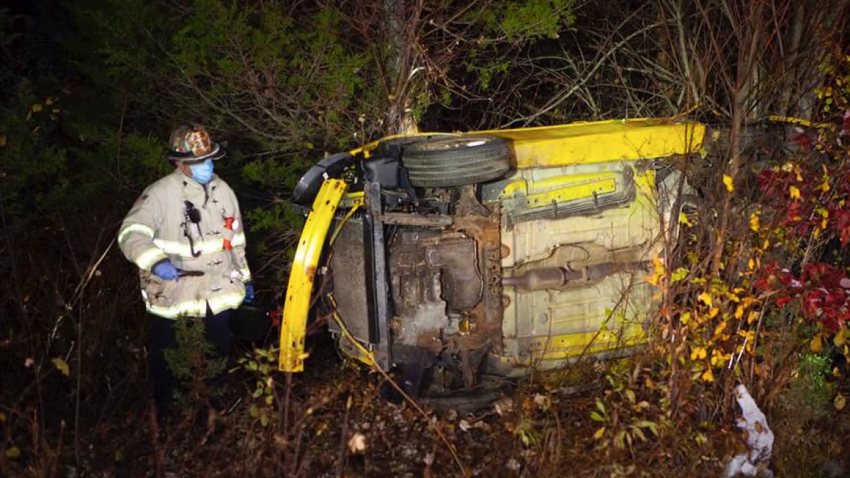 Driver Injured in Highway Rollover Crash in Sterling – NBC Boston