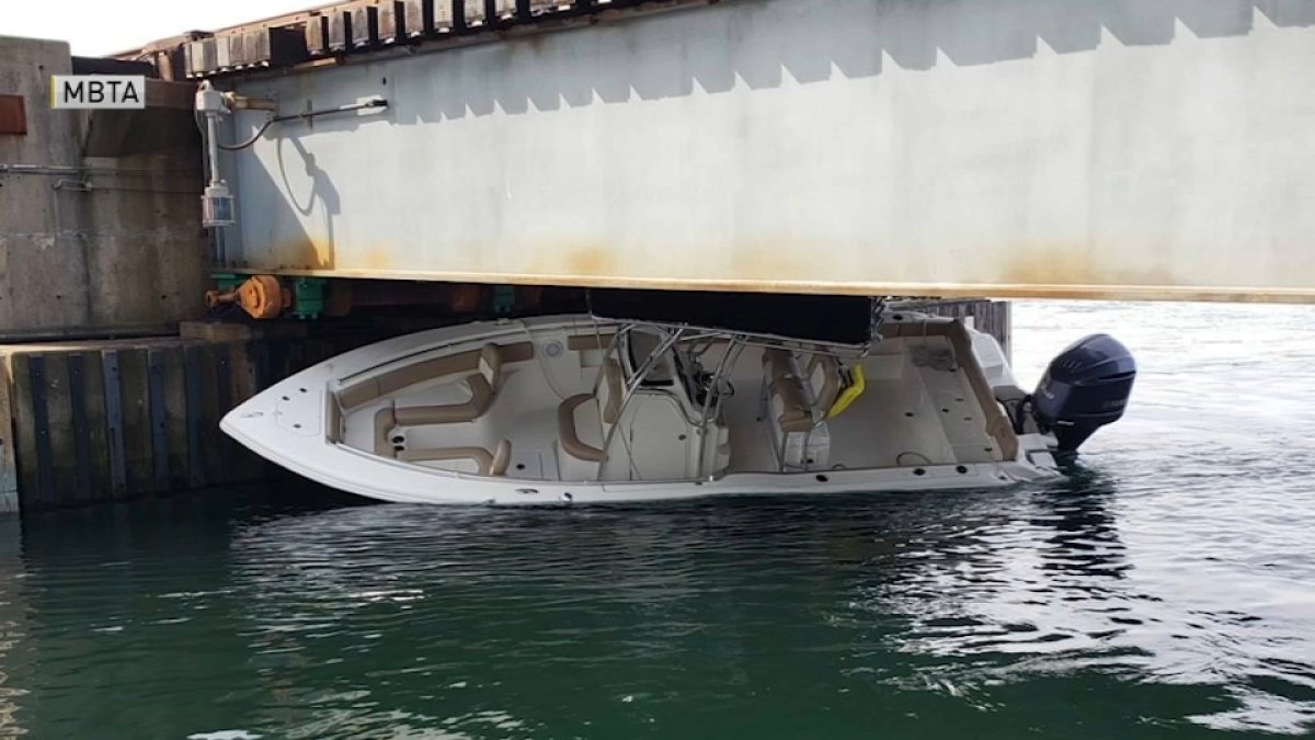 Boat Gets Stuck Under Beverly Drawbridge, Causing MBTA Train Delay ...