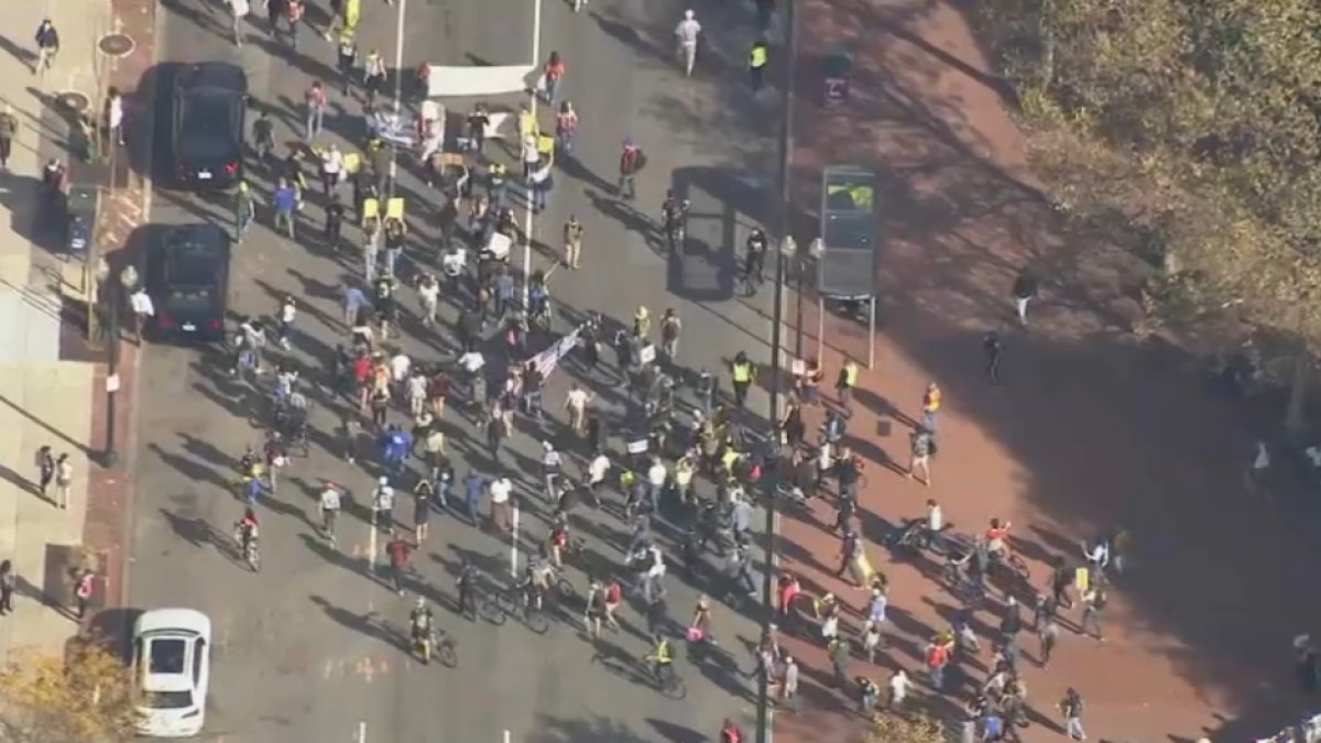 WATCH LIVE: People Take to the Streets of Boston After Biden’s Win ...