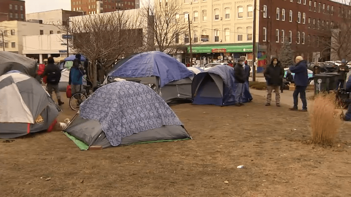 Homeless Encampment at Manchester, NH, Courthouse Is Evicted – NBC Boston