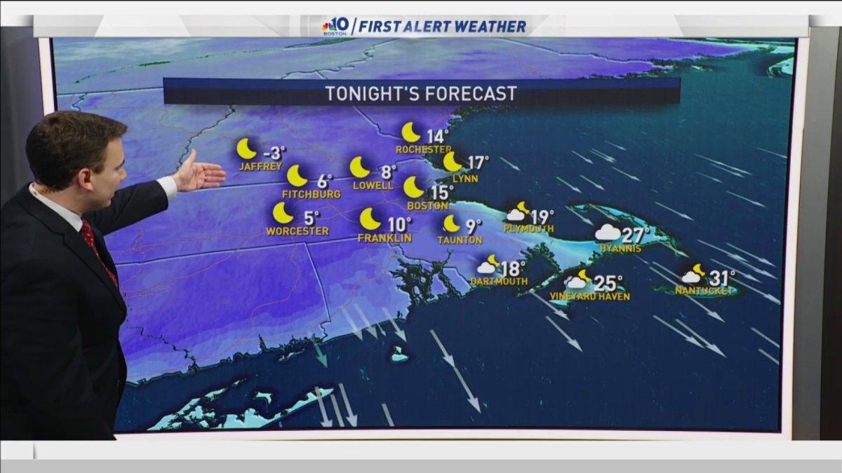 Weather Forecast: Clear and Cold Night – NBC Boston