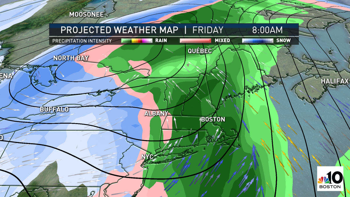 Christmas Storm to Bring Heavy Rain, Strong Winds – NBC Boston