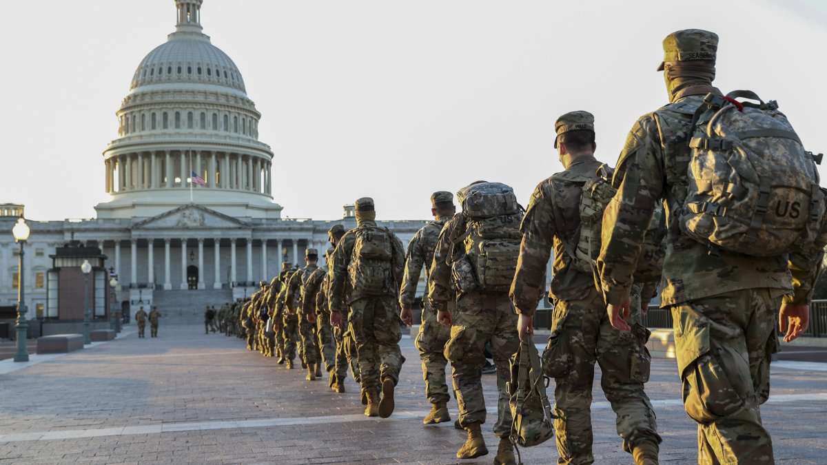National Guard at Capitol in DC: Massachusetts, New Hampshire Sending ...