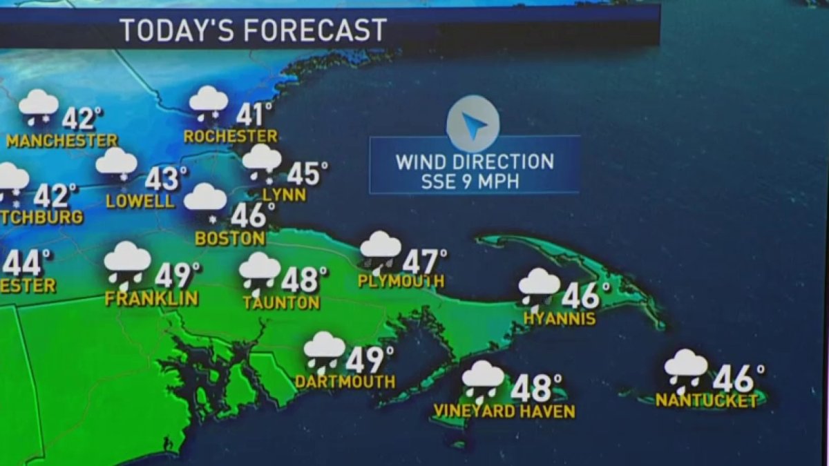 Weather Forecast: Showery Saturday Ahead – NBC Boston