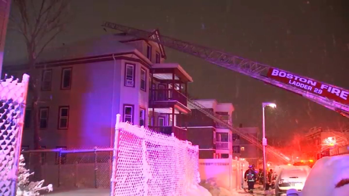 5 Adults, 2 Kids Displaced in Mattapan After Fire Breaks Out on Snowy ...