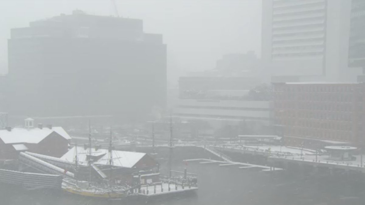 When is it Going to Snow in Boston? Seaport District Live Cam – NBC Boston