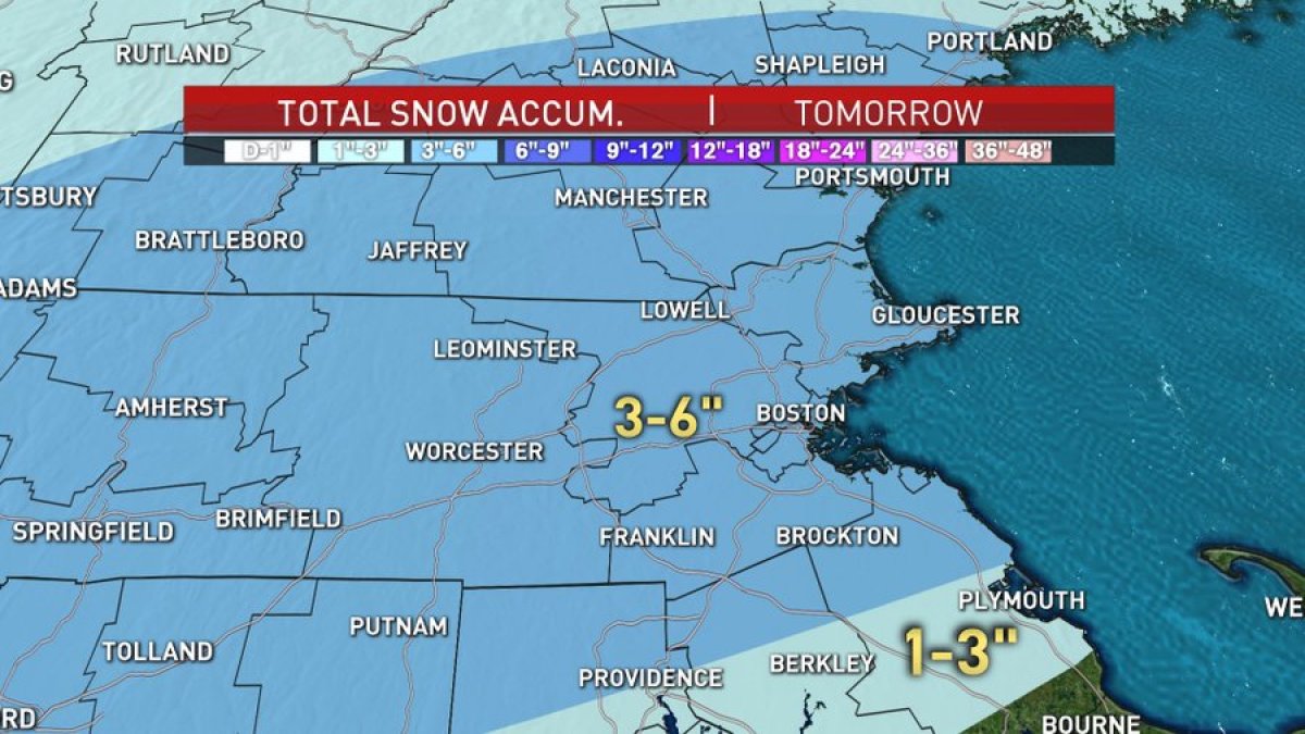 Multiple Snow Storms Possible in Mass. This Week – NBC Boston