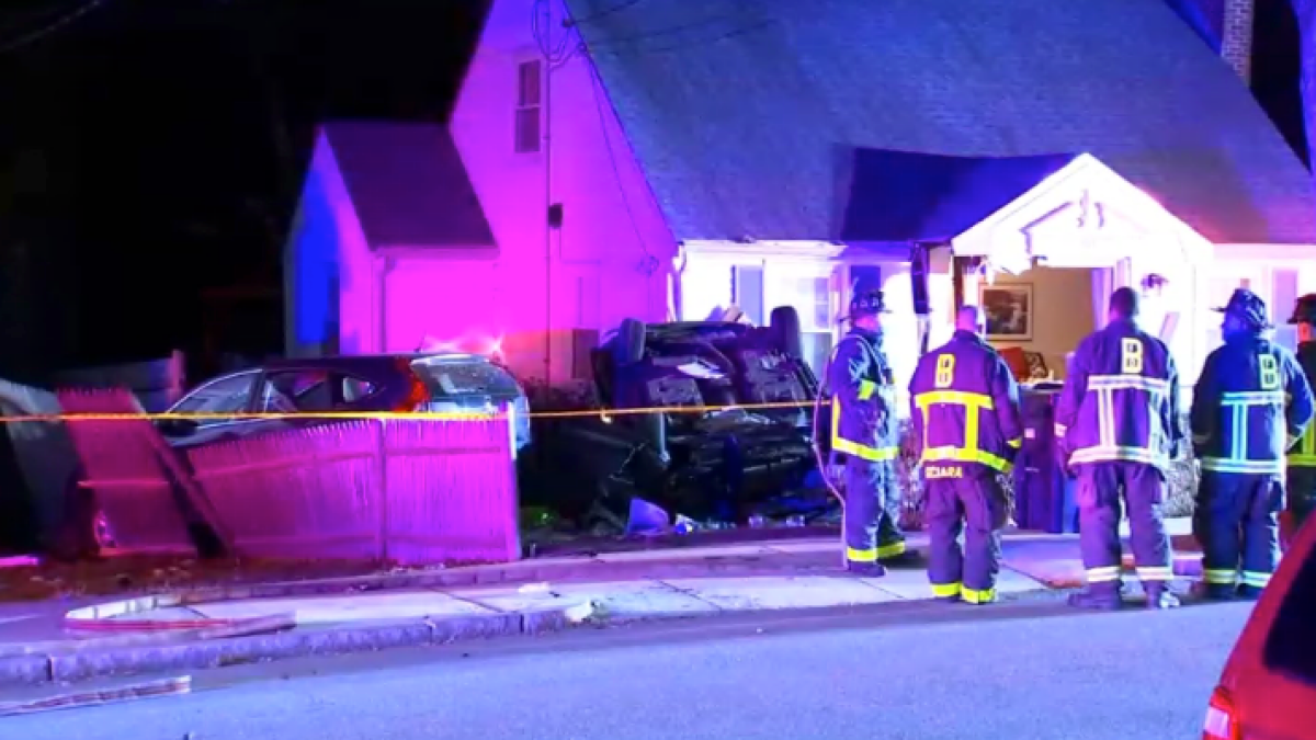 Two Hurt After Car Crashes Into Boston Home – NBC Boston