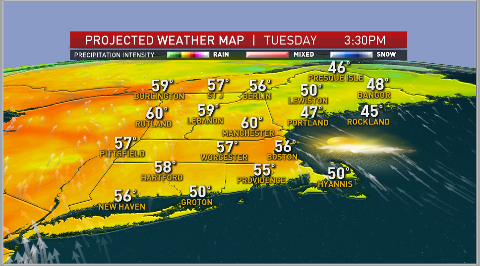 Sunshine Tuesday Before Mid-Week Showers – NBC Boston