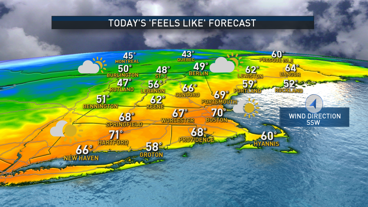 Weather today: Temperatures in the 70s Before Cold Front Wednesday ...