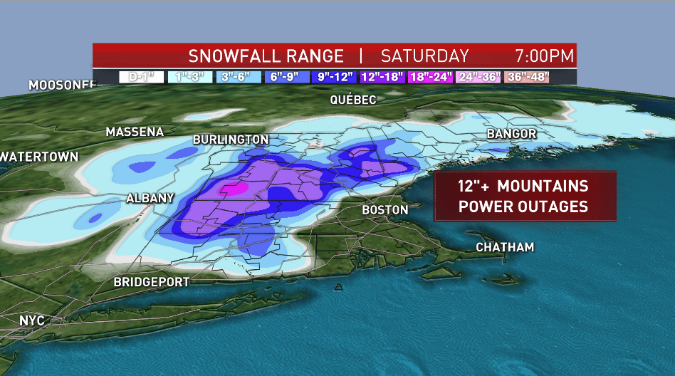 Snow in April in Boston: How Many Inches of Snow Today? – NBC Boston